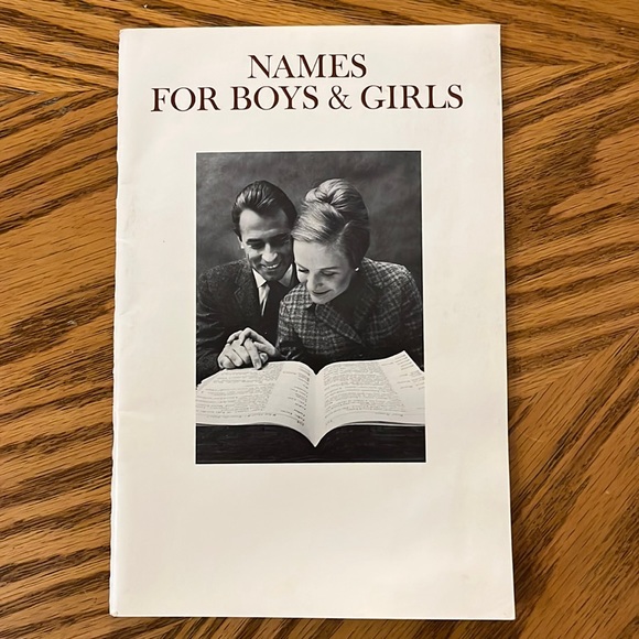 Other | Vtg 1968 Johnson And Johnson Names For Boys And Girls Booklet ...